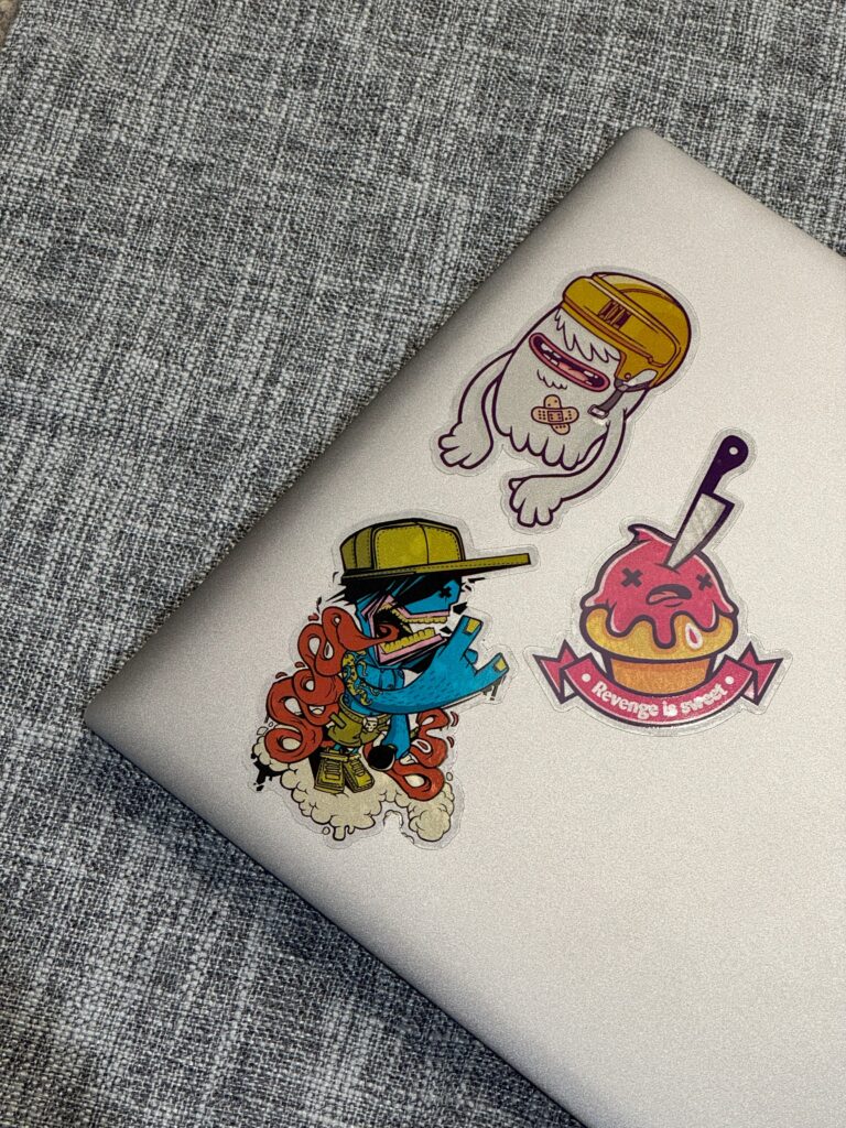 Clear Vinyl Stickers – No Background, Just Your Design